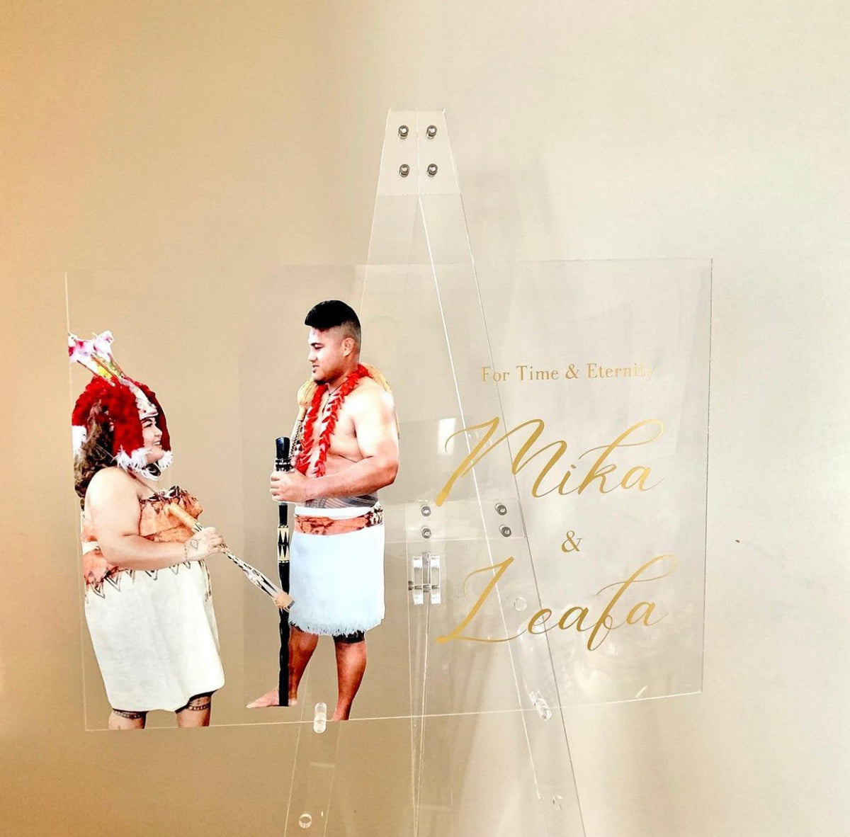 Clear Acrylic sign – In Loving Memory NZ