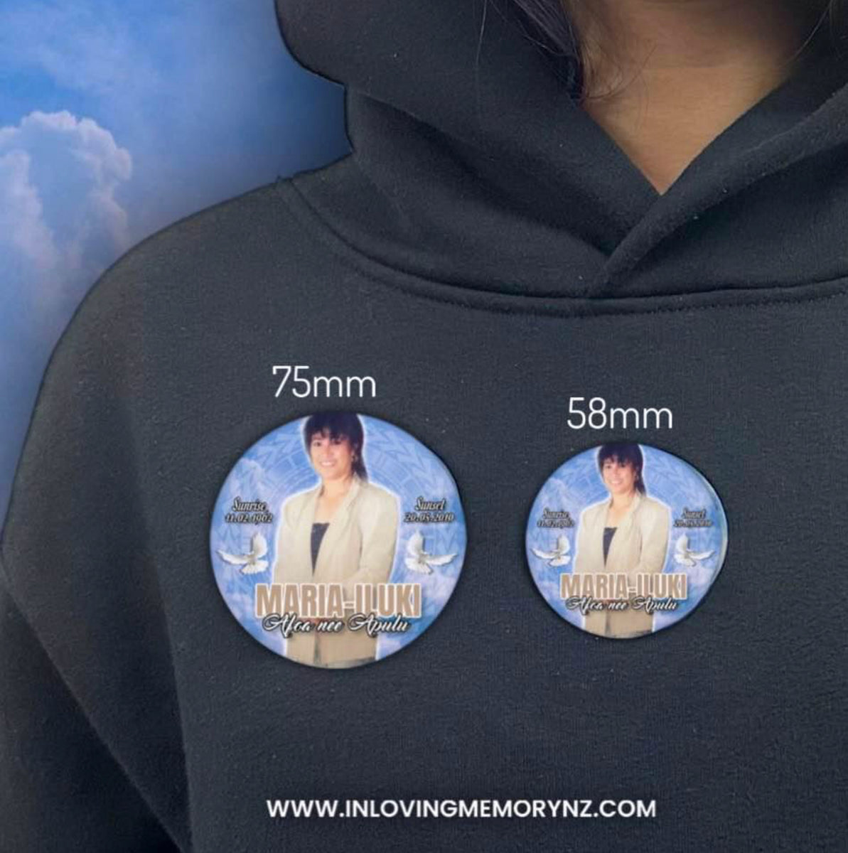 Memorial Badges – In Loving Memory NZ